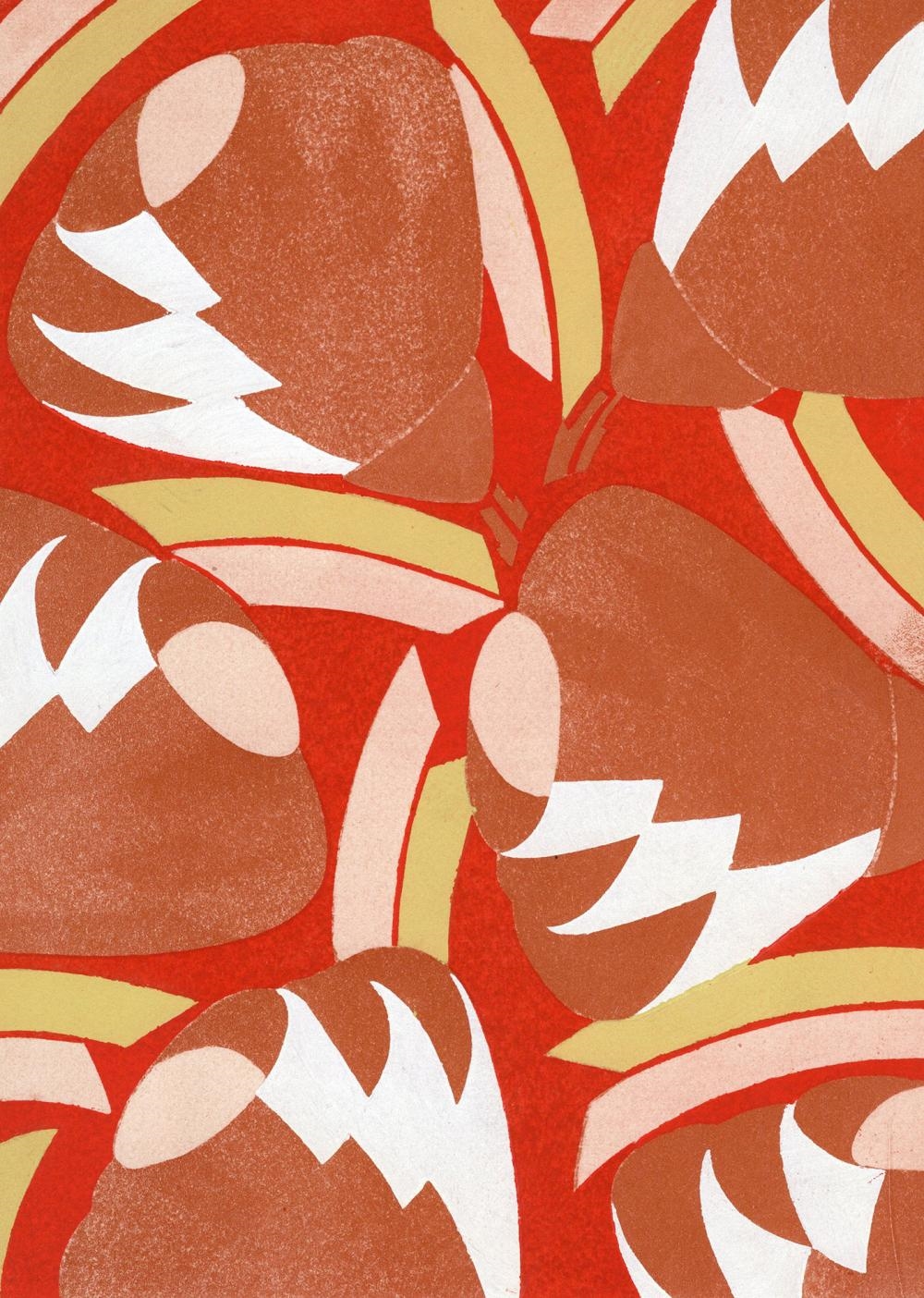 Émile-Allain Séguy | 1930 Seguy Color Pochoir Prismes Framed | MutualArt