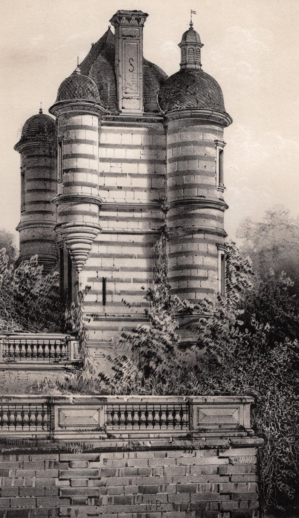 Victor Petit | Original 1800s Victor Petit Lithograph Pavillon De ...