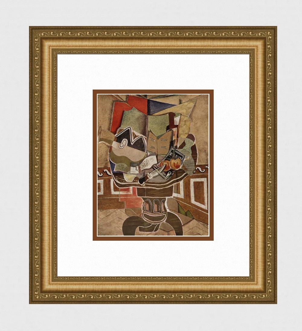 Georges Braque | GEORGES BRAQUE 1956 Vintage Lithograph Round Table ...