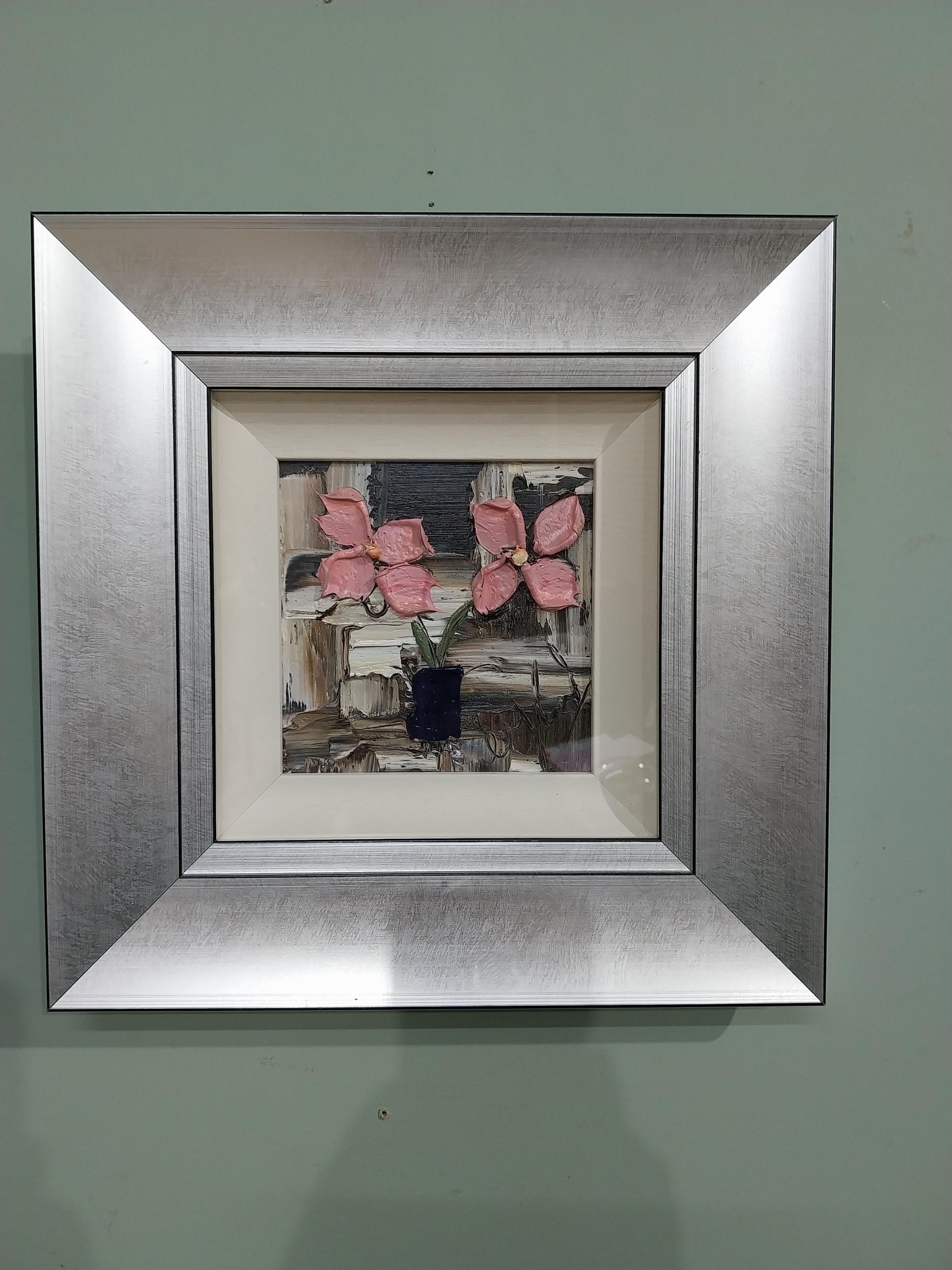 Colin Flack | Still Life Flowers Colm Flack Oil on board mounted in ...