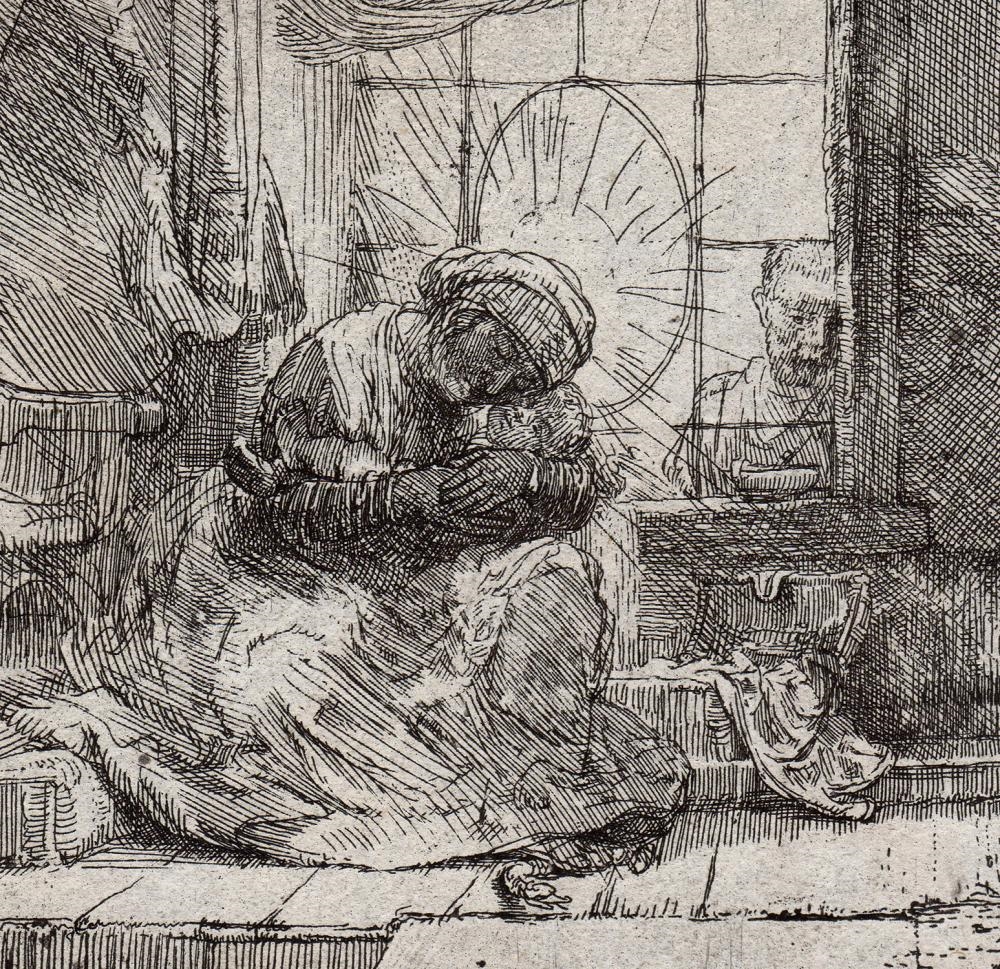 Rembrandt van Rijn | REMBRANDT Etching B63 Virgin and Child with the ...