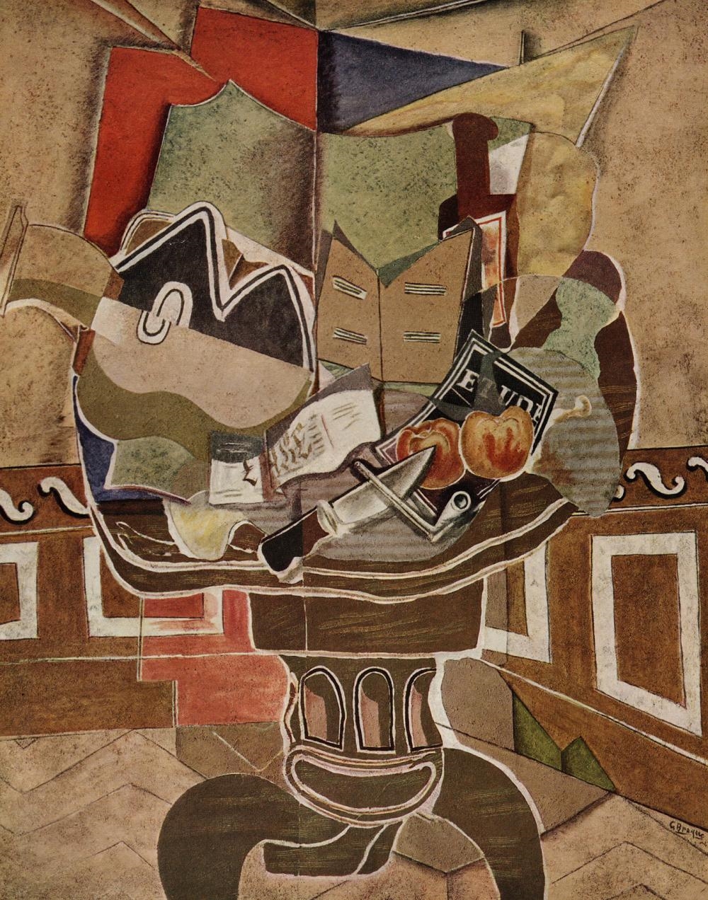 Georges Braque | GEORGES BRAQUE 1956 Vintage Lithograph Round Table ...