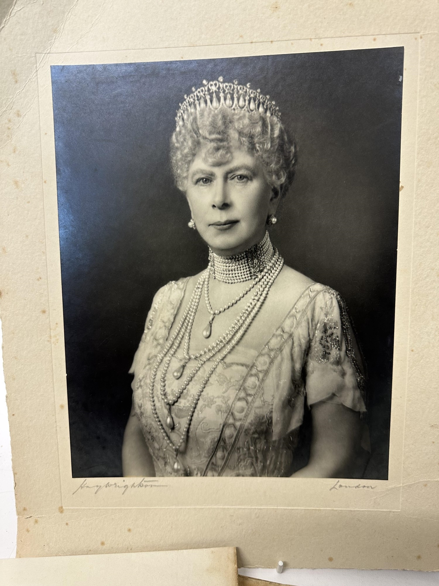 Queen Victoria | Hay Wrightson black and white portrait photograph of H ...