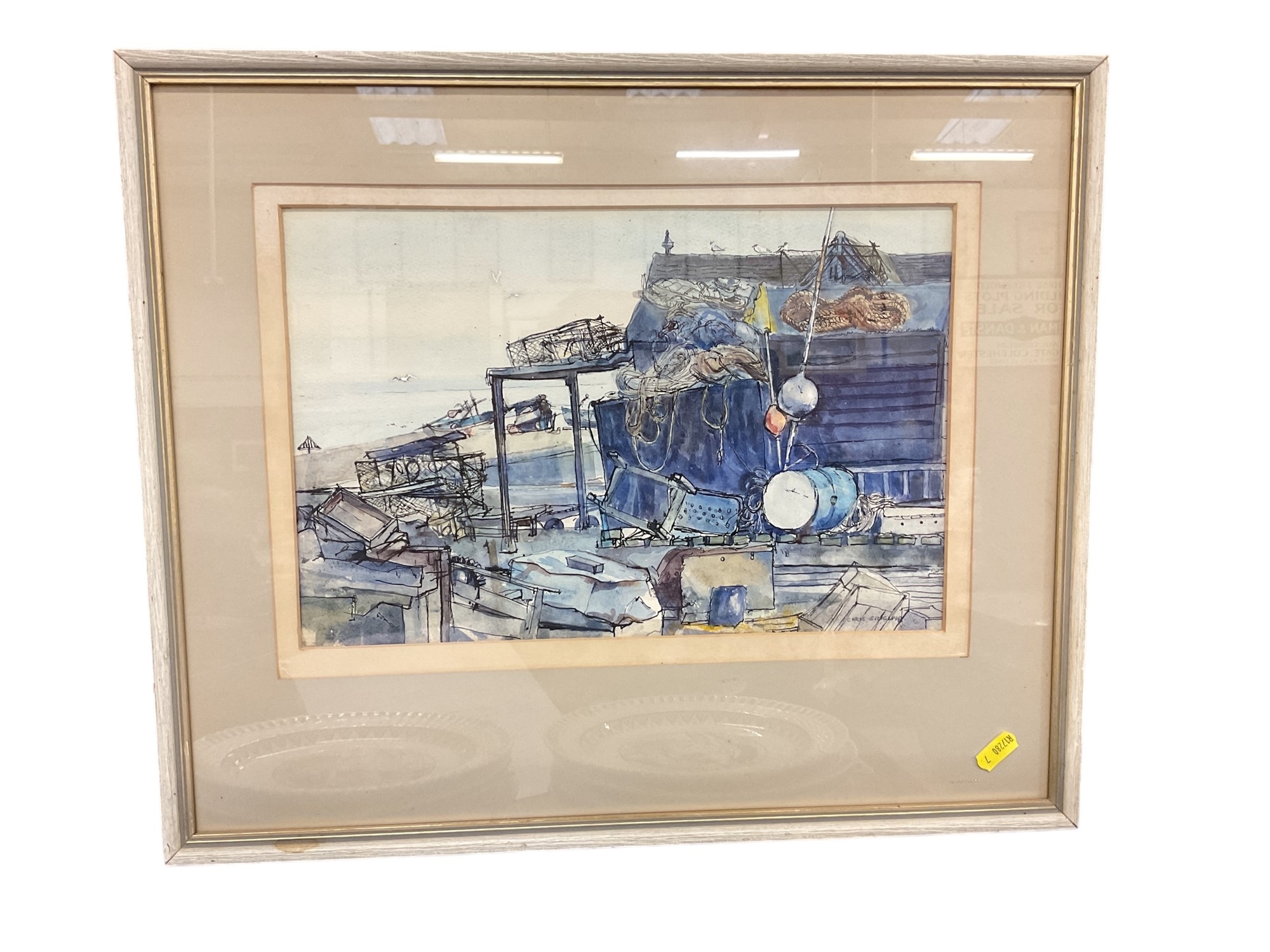 Chris Sinclair | Fisherman’s huts | MutualArt