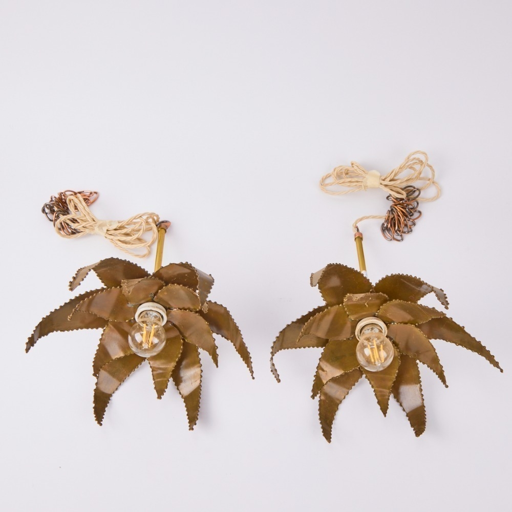 Svend Aage Larsen | A Pair Svend Aage Style Brutalist Brass Ceiling ...