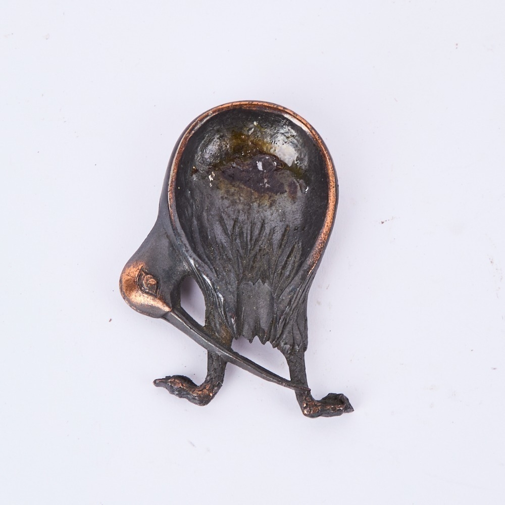 Richard Parker | A Rare Emile Sigur Bronze Kiwi Dish | MutualArt