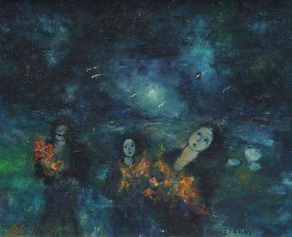 Ivanne | History of the sea Oil on canvas Signed lower right 38 | MutualArt