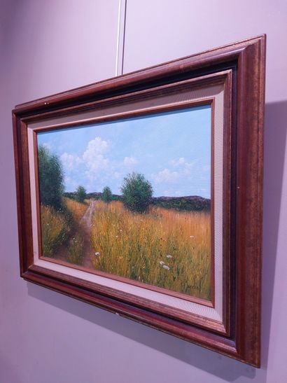 Patrice Marchal | Patrice MARCHAL A path Oil on canvas 55 x 38 cm ...