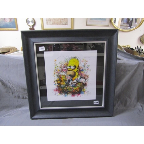 Patrice Murciano | PATIRCE MURCIANO HOMER SIMPSON PRINT | MutualArt