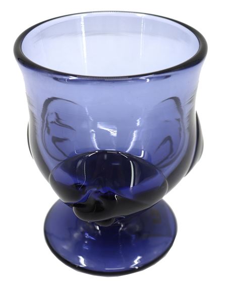 Dominick Labino | Dominick Labino Blue Glass Vase | MutualArt