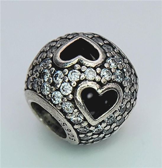 Sterling | A PANDORA STERLING SILVER STONE SET CUT OUT | MutualArt