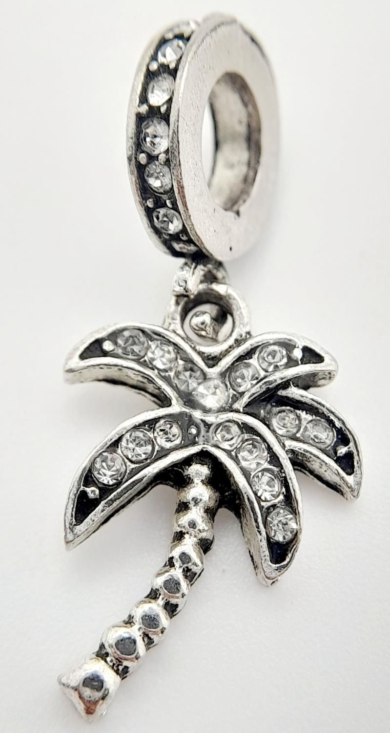 Sterling | A PANDORA STERLING SILVER STONE SET PALM TREE | MutualArt