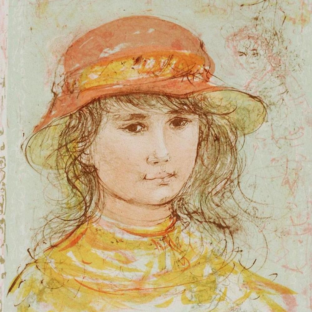 Edna Hibel | Numbered and Hand Signed with Certificate of Authenticity ...