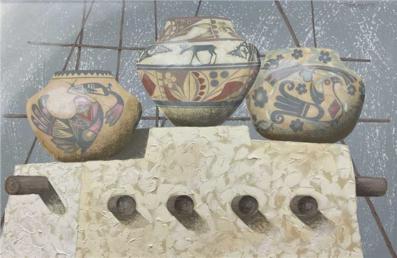 Frank Ferrante | Frank Ferrante Southwestern Oil On Canvas | MutualArt