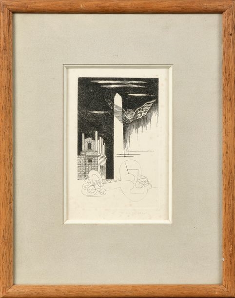 Louis Marcoussis | Composition with obelisk | MutualArt