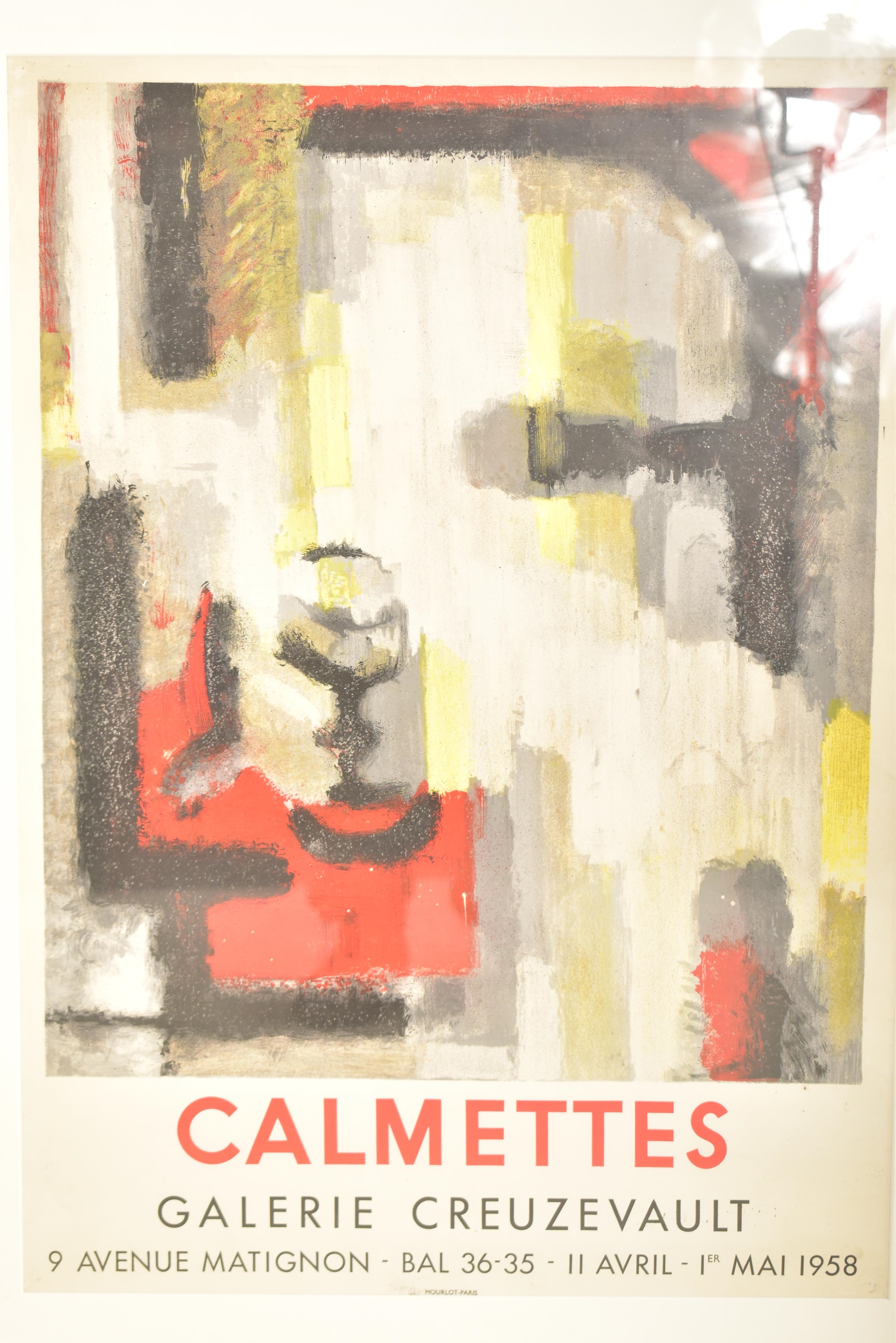 Jean Marie Calmettes | Advertising poster for Calmettes exhibition at ...