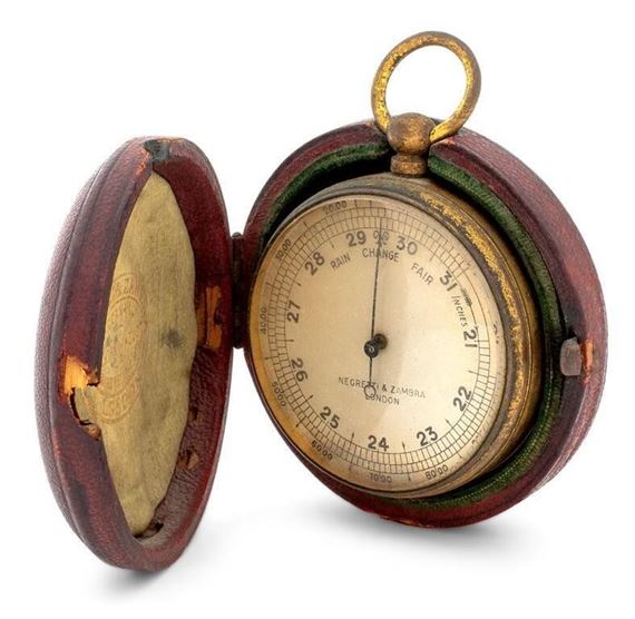 Negretti and Zambra | Negretti & Zambra Brass Pocket Barometer (Early ...
