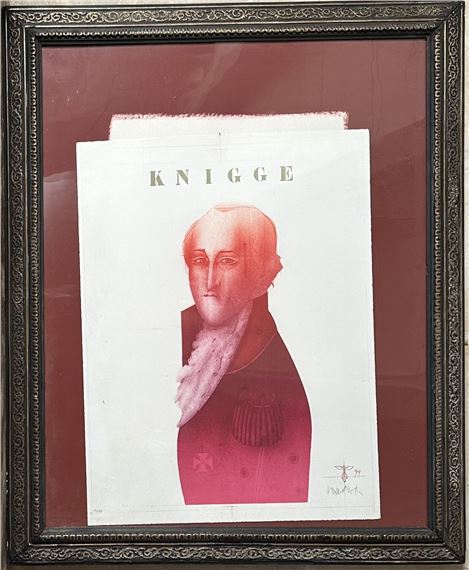 Paul Wunderlich | Portrait d'Adolph Knigge (1994) | MutualArt