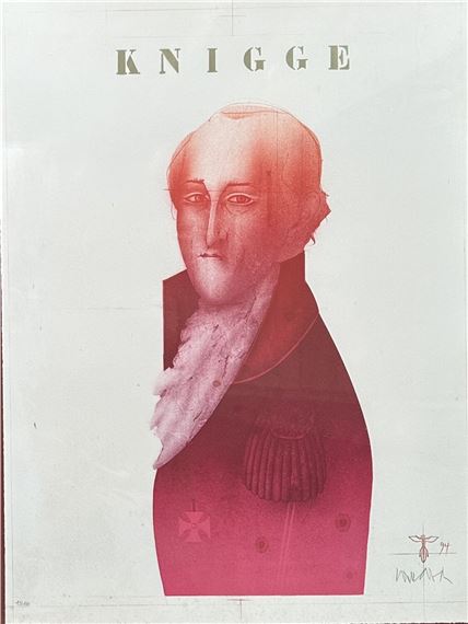 Paul Wunderlich | Portrait d'Adolph Knigge (1994) | MutualArt