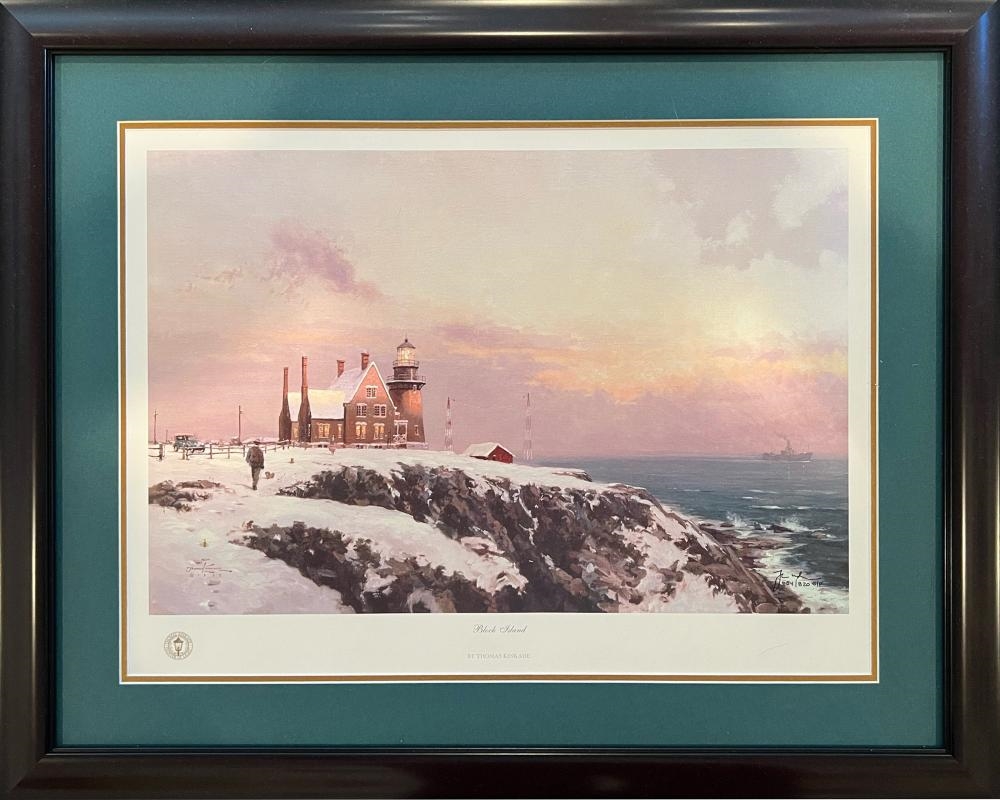 Thomas Kinkade | BLOCK ISLAND (1998) | MutualArt