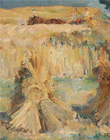 Helvig Kinch | Harvest landscape | MutualArt