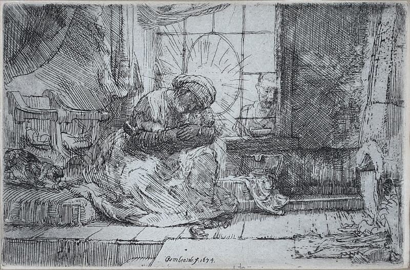 Rembrandt van Rijn | and Joseph at the Window | MutualArt