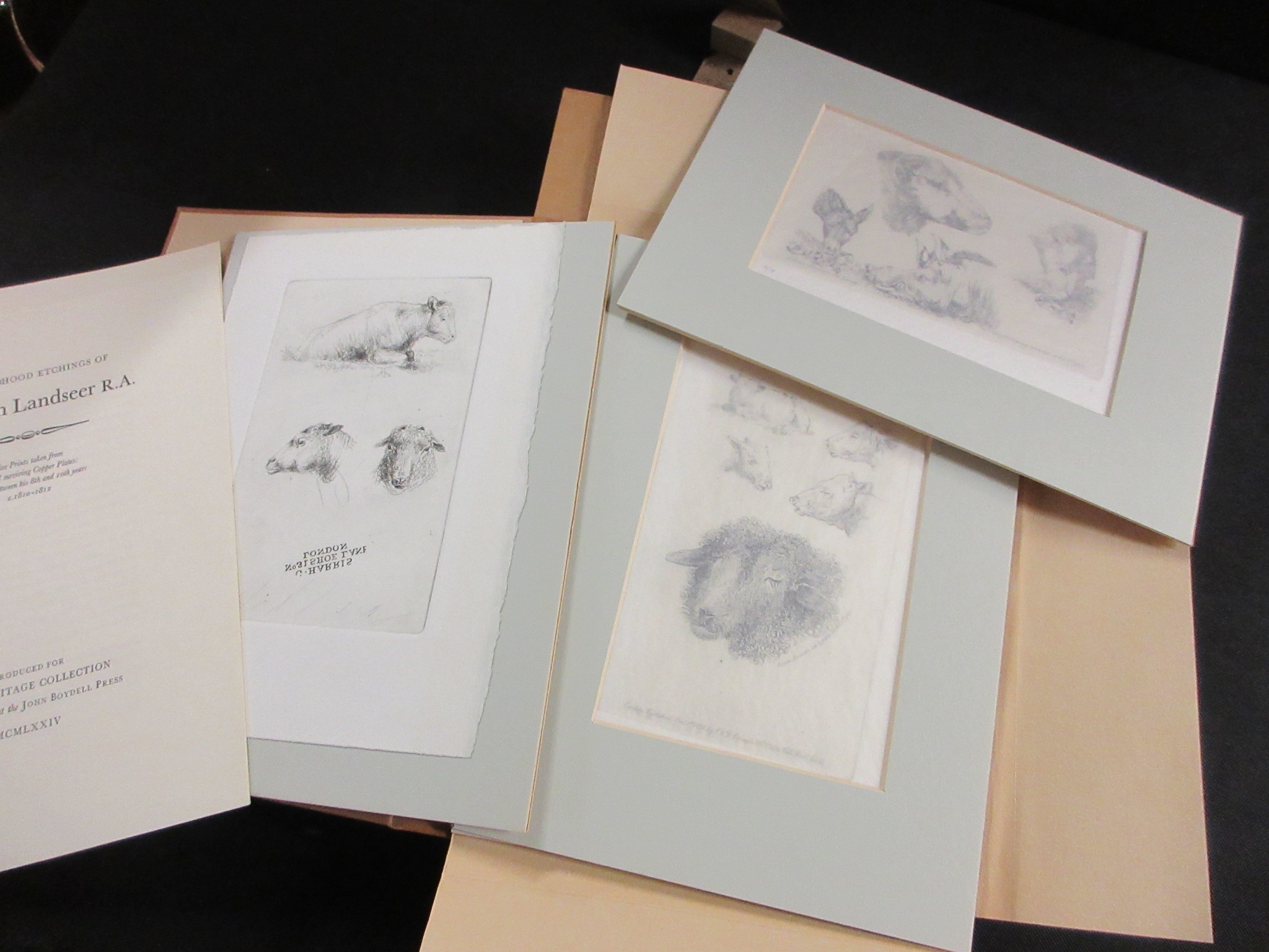 Edwin Landseer | SIR EDWIN LANDSEER BOOK OF ETCHINGS | MutualArt
