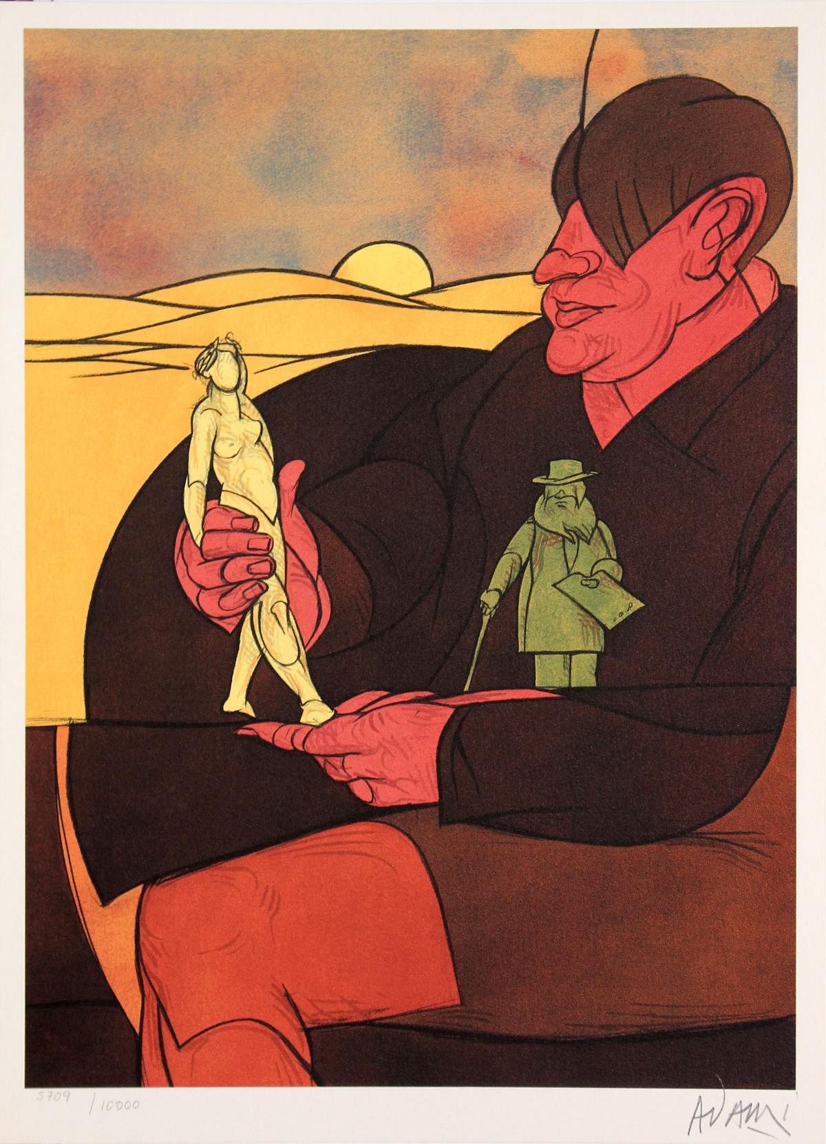 Valerio Adami | Valerio Adami - Statuette | MutualArt