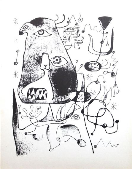 Joan Miró | Joan Miro - Lithograph XI (1947) | MutualArt