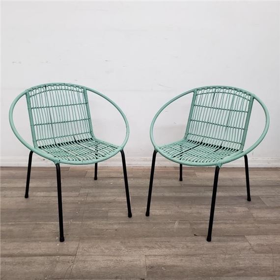 Acapulco | Pair of mid century acapulco style patio chairs | MutualArt