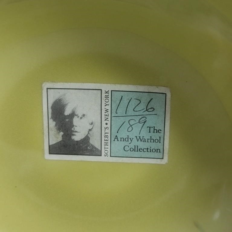 Andy Warhol | The Andy Warhol collection ceramic bowl in wood | MutualArt