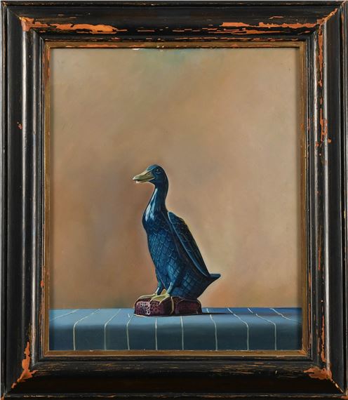 Diccon Swan | Chinese pottery duck still life | MutualArt