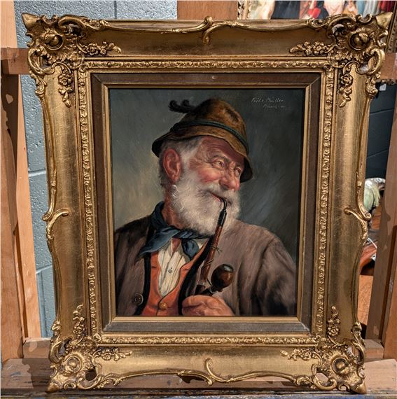 Fritz Müller | The mountain farmer | MutualArt