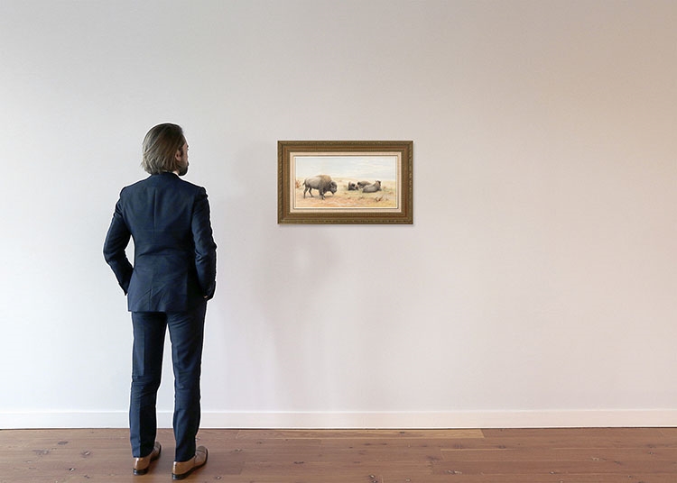 Frederick Arthur Verner | Buffalo (1895) | MutualArt