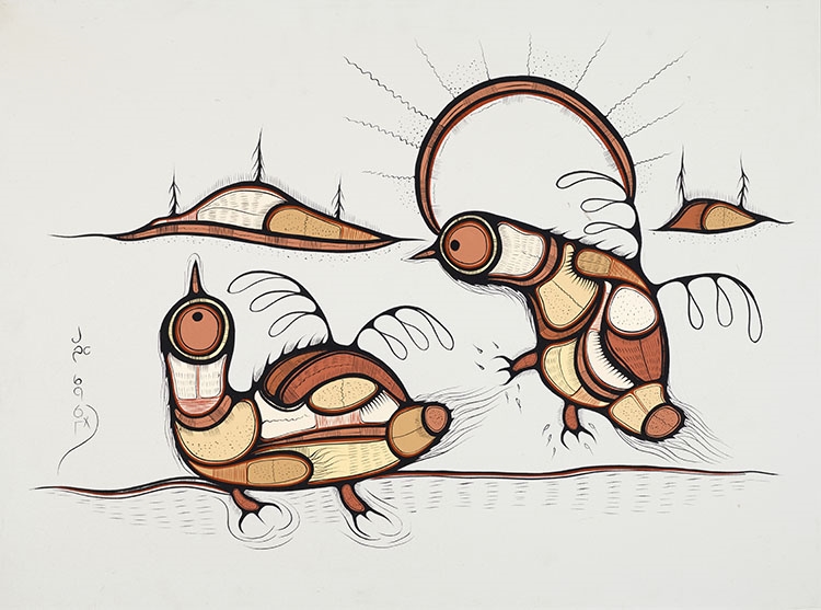 Joshim Kakegamic | Two Birds | MutualArt