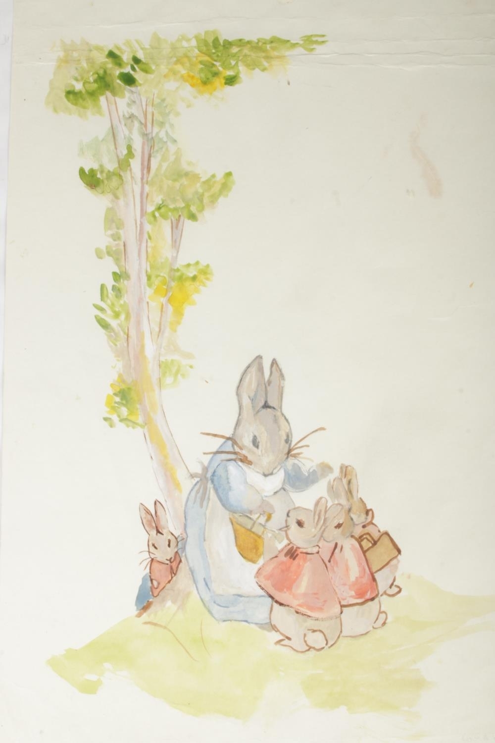 Beatrix Potter | A framed depicting Mrs. Rabbit from the Peter Rabbit ...