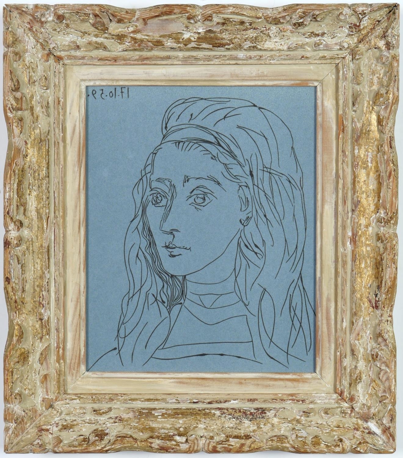 Pablo Picasso | Jacqueline Linocut (1962) | MutualArt