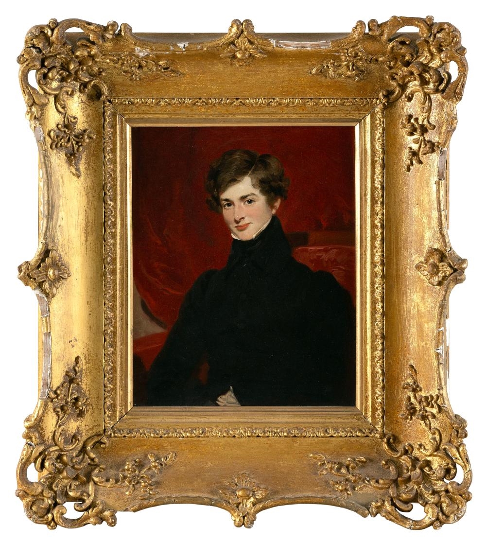 Margaret Carpenter | Portrait of a young gentleman dressed in black ...