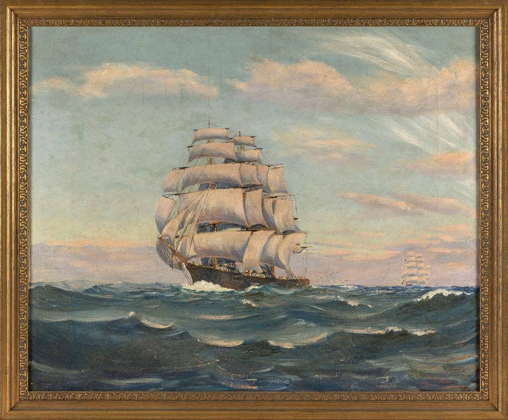 Franklin Lewis Gifford | Clipper ship Northern Light (1931) | MutualArt