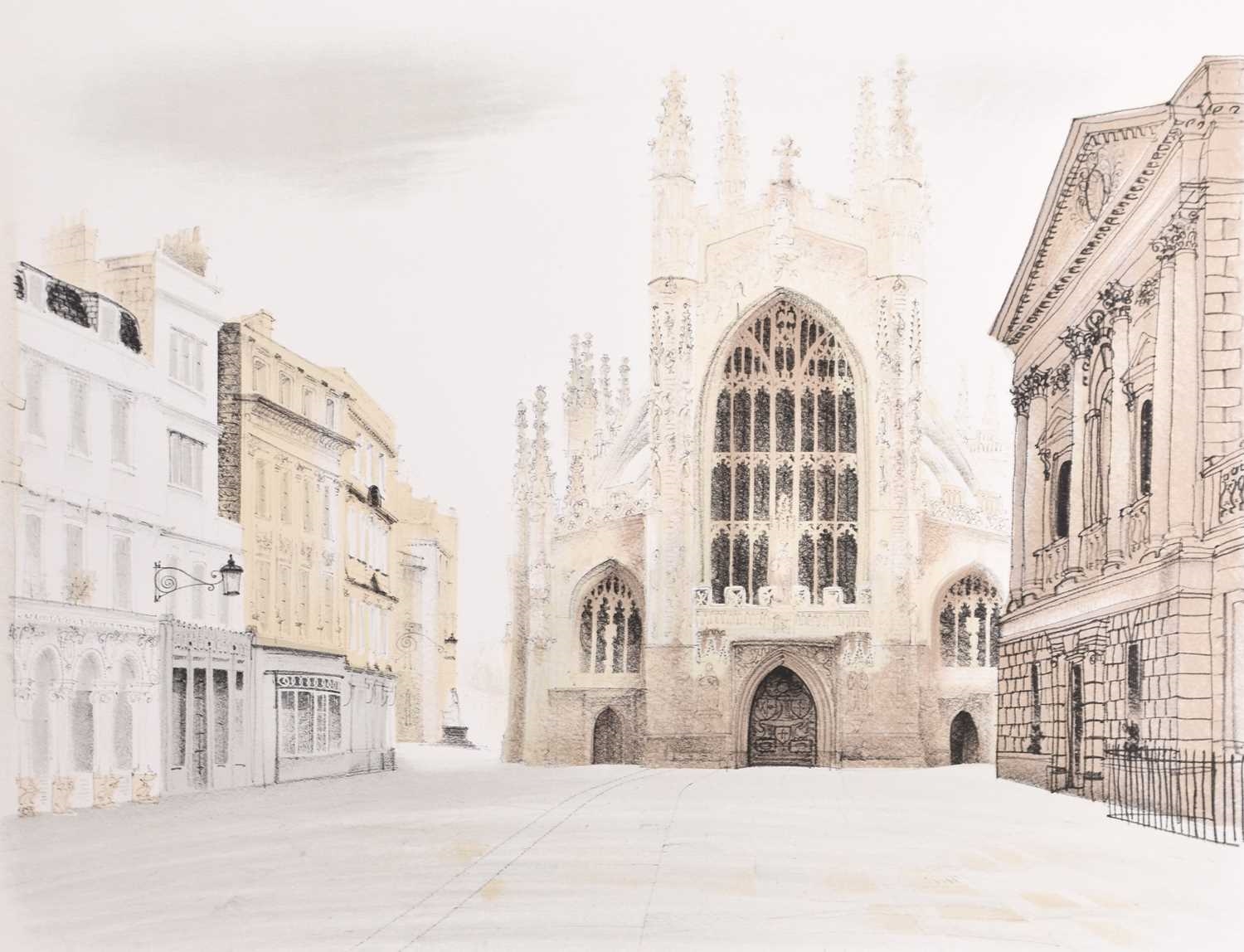 David Gentleman | Three lithographs from the Bath Suite (1974) | MutualArt