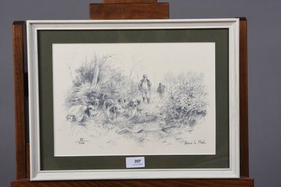 Hervé LE MESLE | Vénerie du lièvre | MutualArt