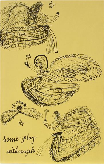 Andy Warhol | Andy Warhol - Some Play with Angels (Circa 1954) | MutualArt