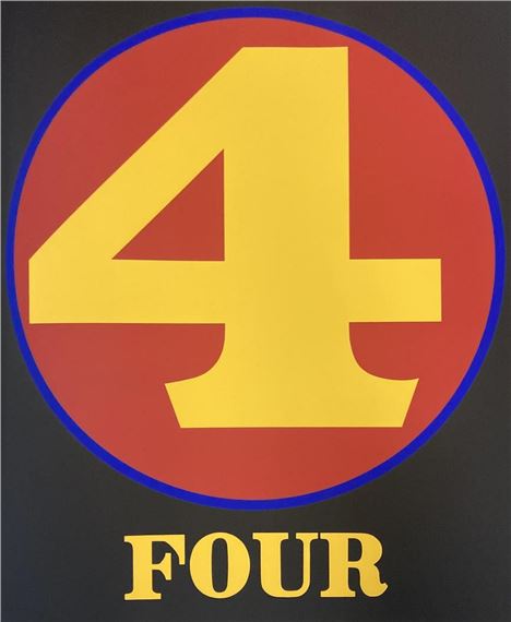 Robert Indiana | Robert Indiana - Number Four (1968) | MutualArt