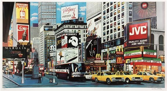 Ken Keeley | Ken Keeley - Times Square Day (1995) | MutualArt