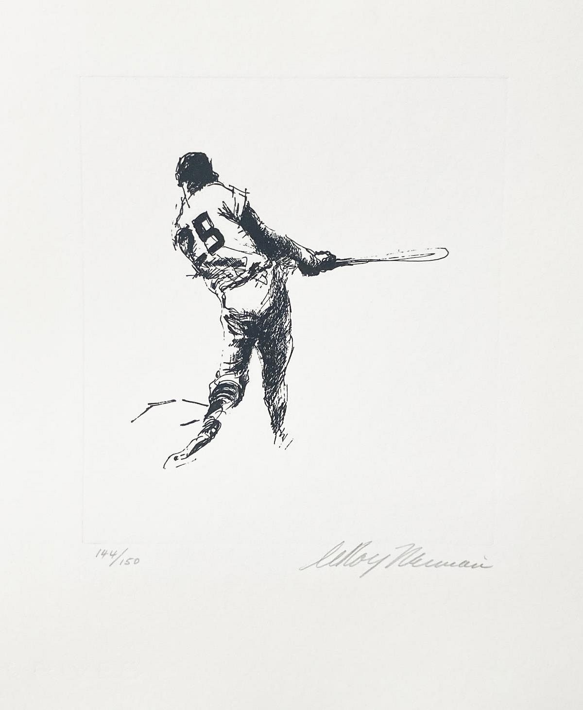 LeRoy Neiman | Leroy Neiman - Original Etching from Baseball Suite ...