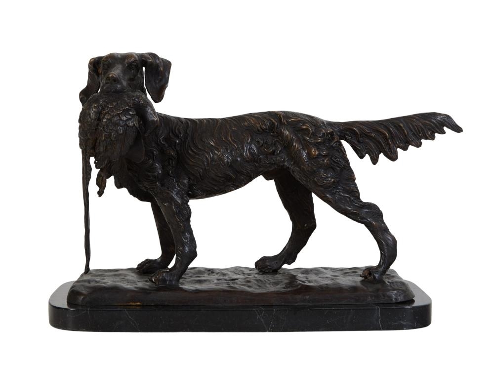 American School, 20th Century | Irish Setter Retrieving a Duck | MutualArt