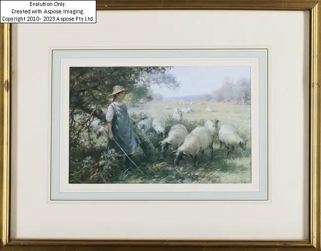 William Kay Blacklock | The Shepherd's Daughter; | MutualArt