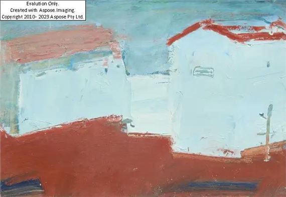 Arthur Neal | Two Beach Huts | MutualArt