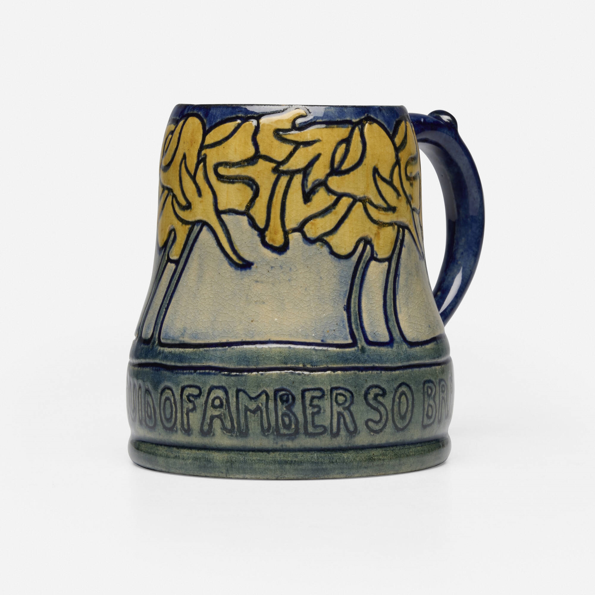 Newcomb College | Early diminutive mug with daffodils (1903) | MutualArt