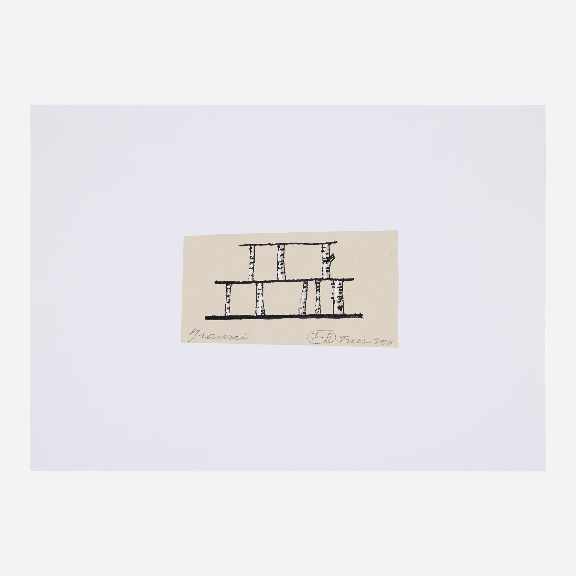 Andrea Branzi | Drawing for Trees 7B (2011) | MutualArt